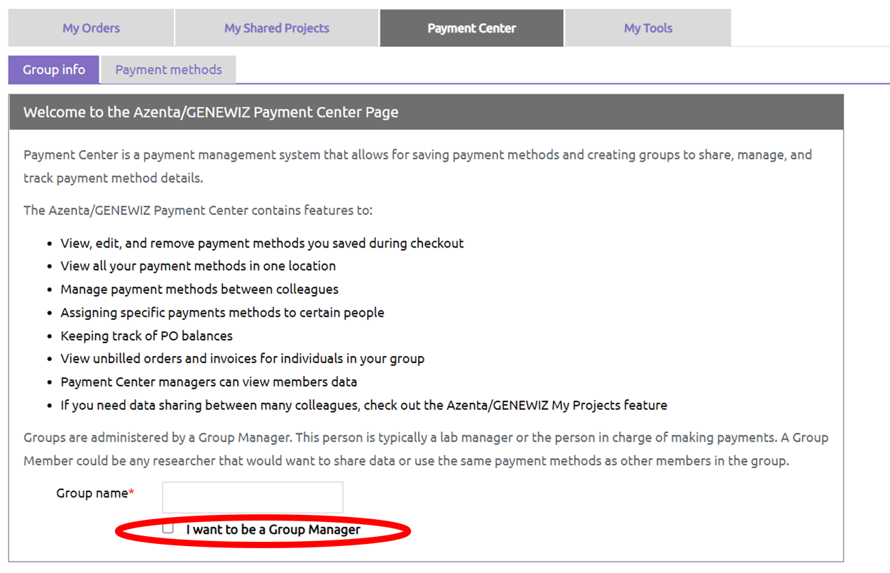 Payment Center Frequently Asked Questions | GENEWIZ